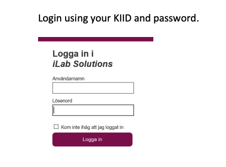 Using iLab as an internal KI customer | Staff Portal
